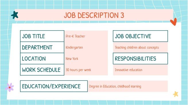 Pre K Teacher Job Descriptions Google Slides PowerPoint pre-k-teacher-job-descriptions-google-slides-powerpoint