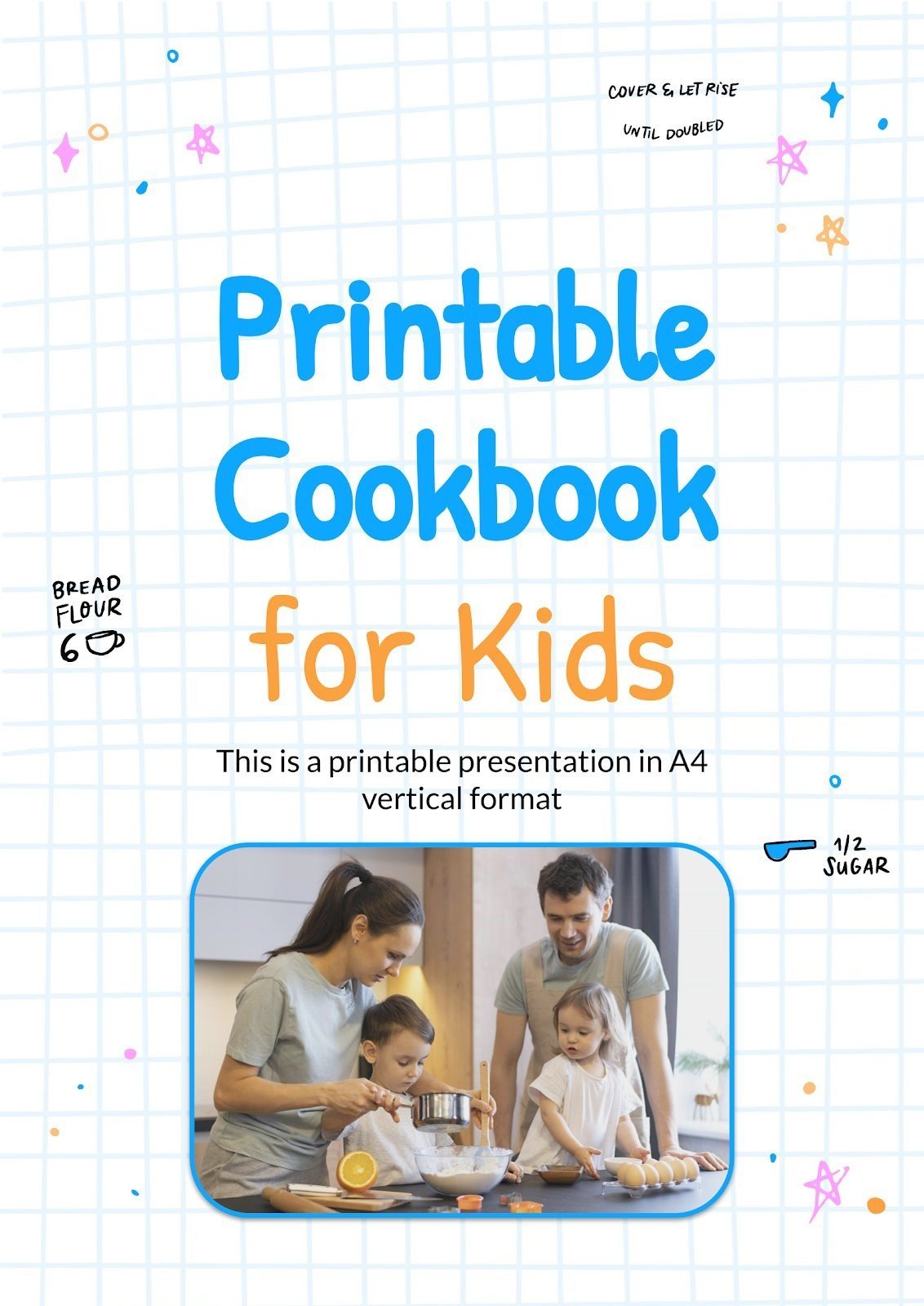 Printable Cookbook for Kids | Google Slides & PPT
