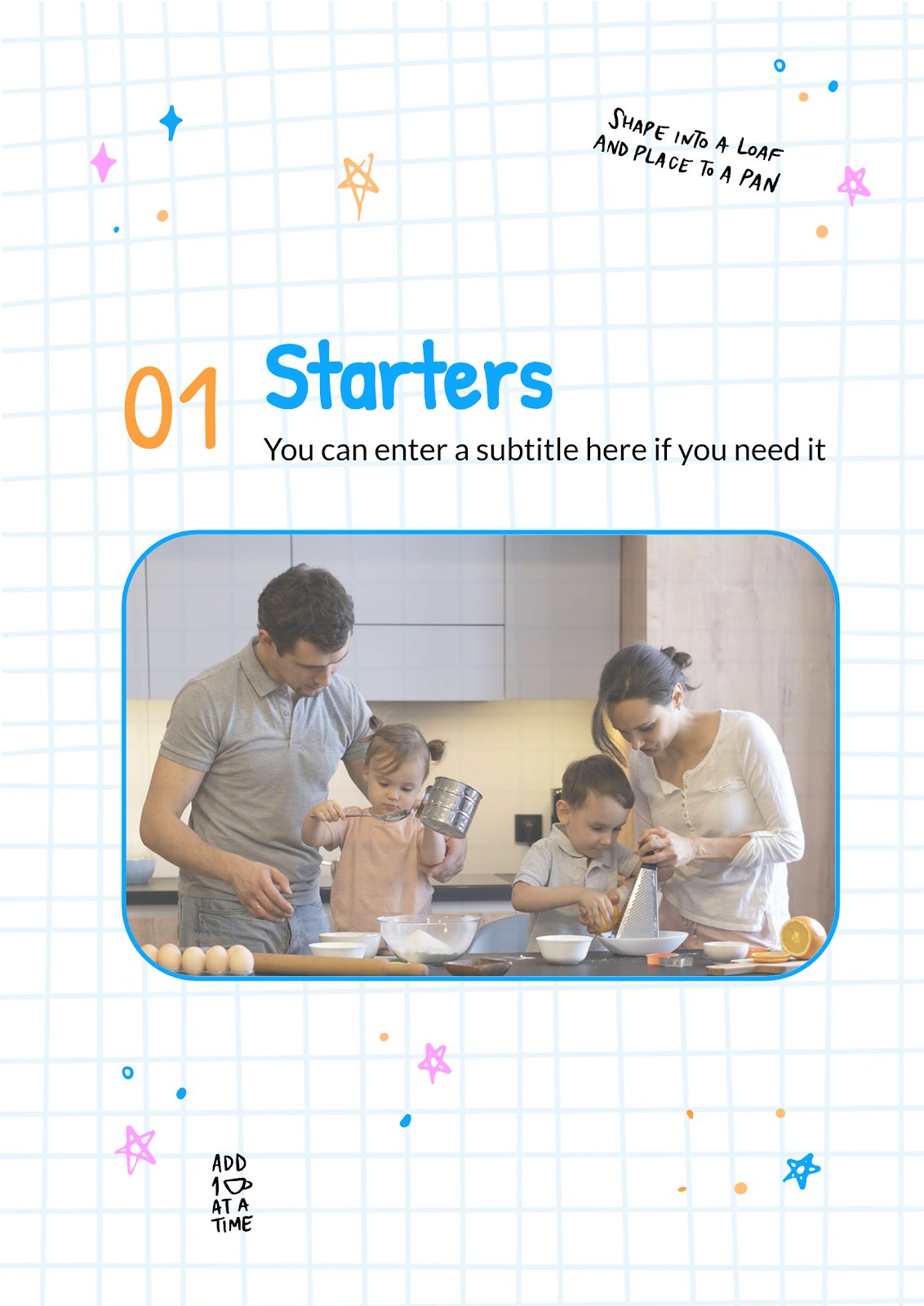 Printable Cookbook for Kids | Google Slides & PPT