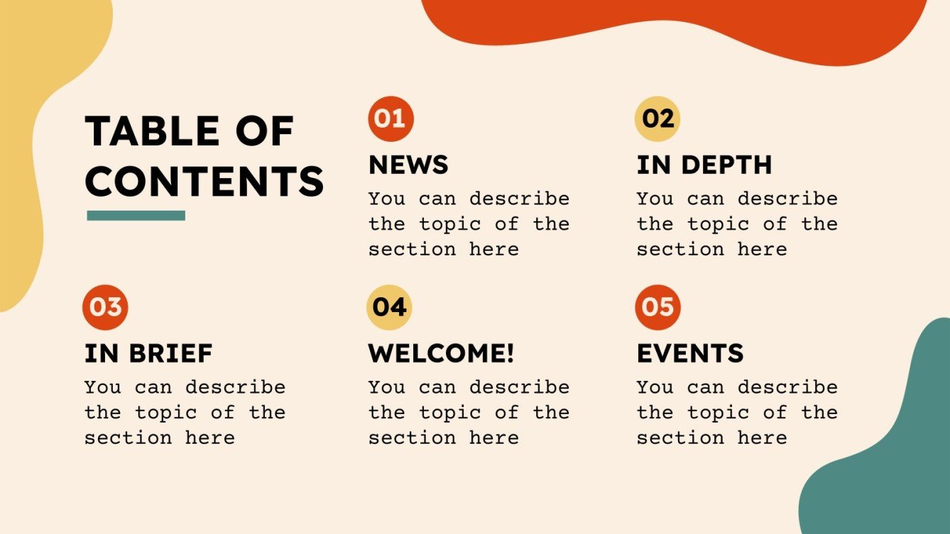 Fashion Portraits Newsletter | Google Slides & PowerPoint