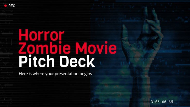 Free Google Slides themes & PPT templates about zombies