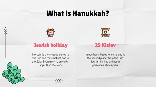 Clase para preescolar: Janucá, Navidad, Kwanzaa y Diwali