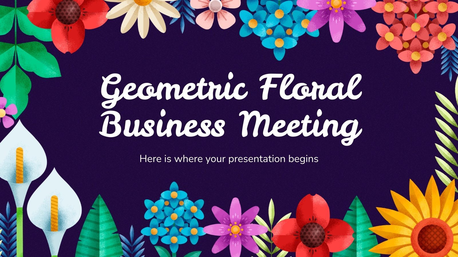Free Floral Google Slides themes and PowerPoint templates