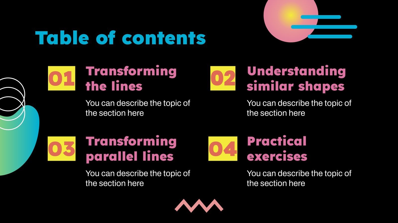 Matemáticas: Transformaciones avanzadas | Google Slides y PPT
