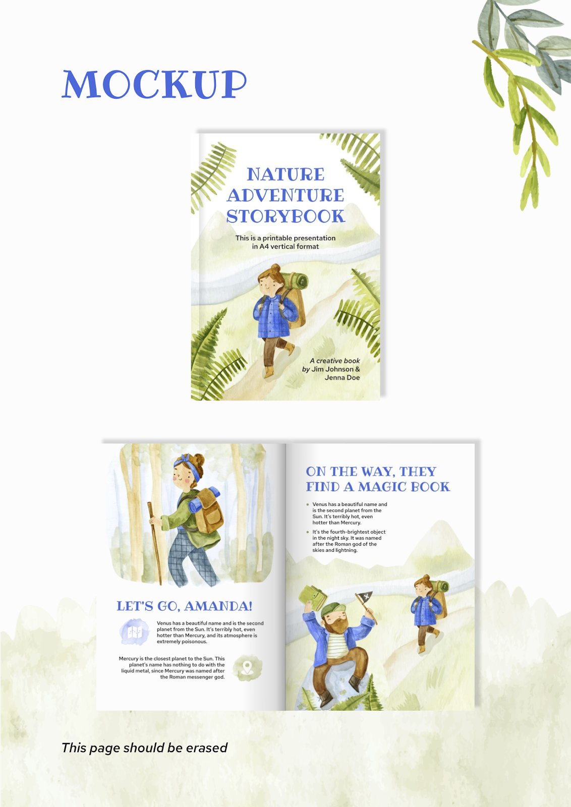 Nature Adventure Storybook | Google Slides & PowerPoint
