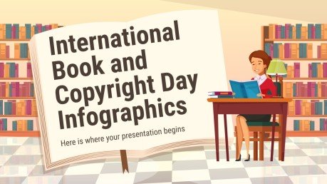International Book and Copyright Day Infographics