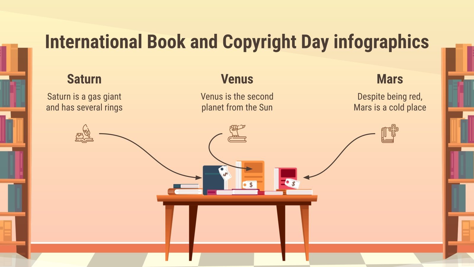 International Book and Copyright Day Infographics