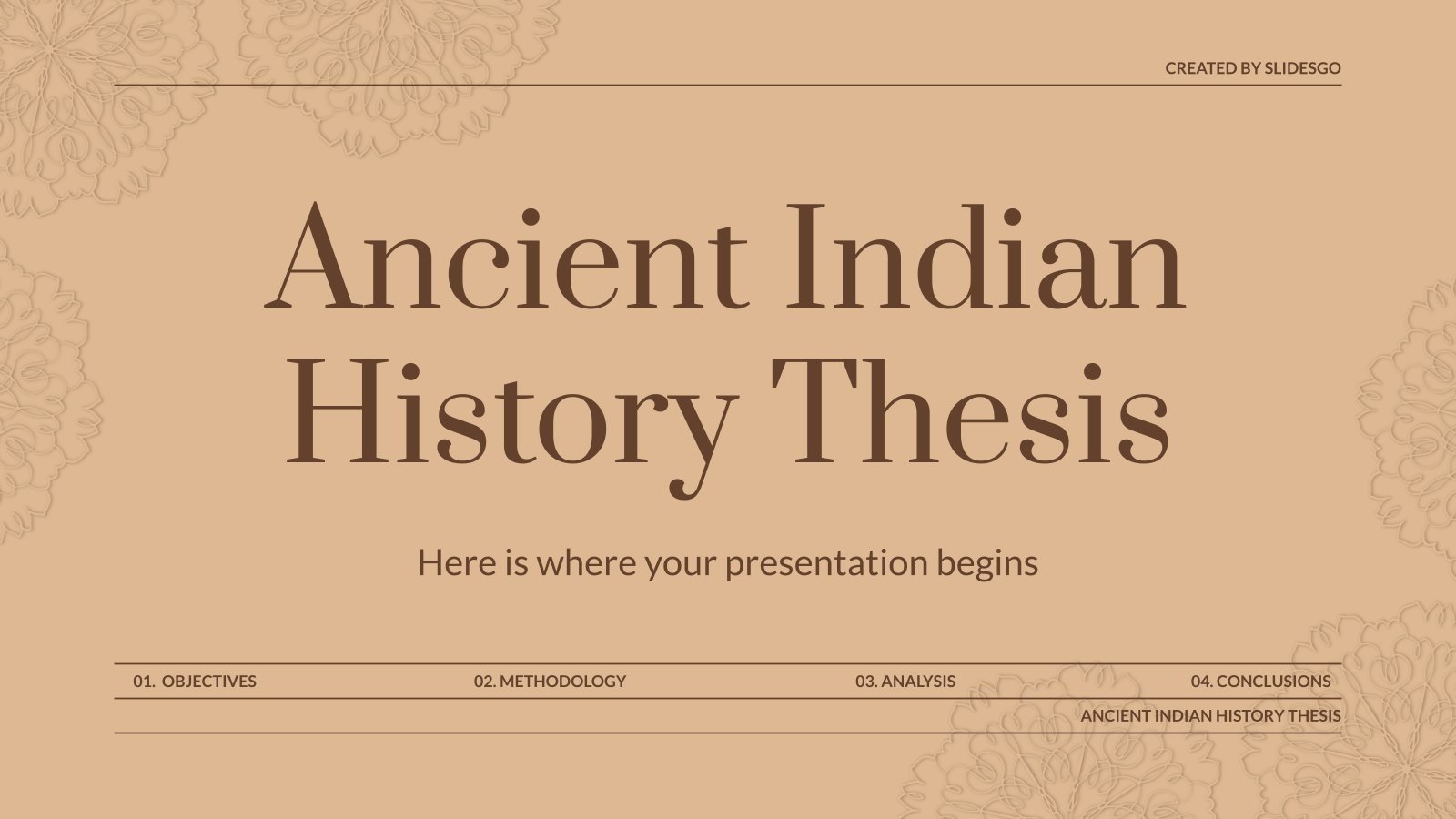 Ancient Indian History Thesis | Google Slides & PPT