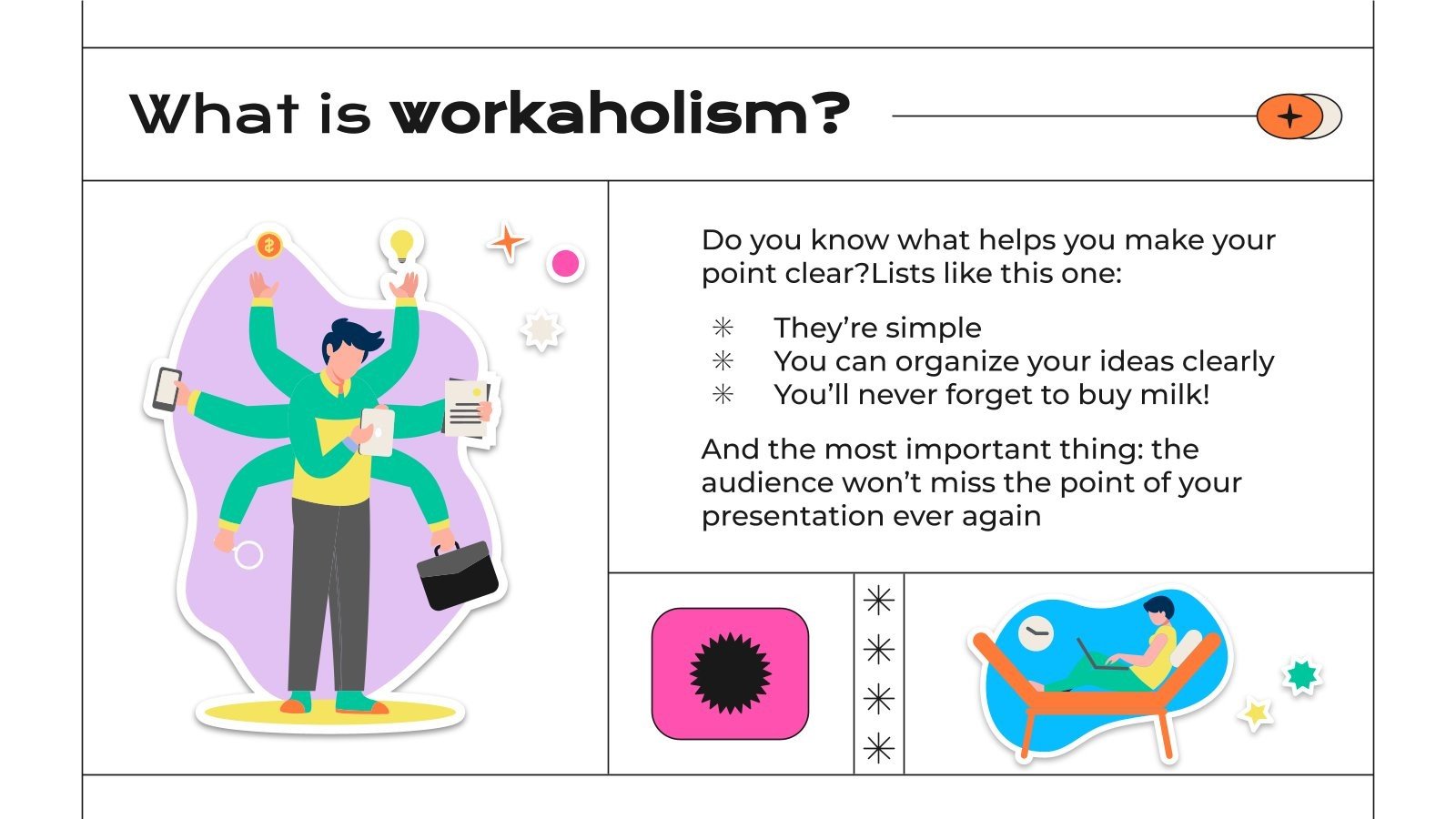 Today is: Work-a-Holic Day | Google Slides & PPT
