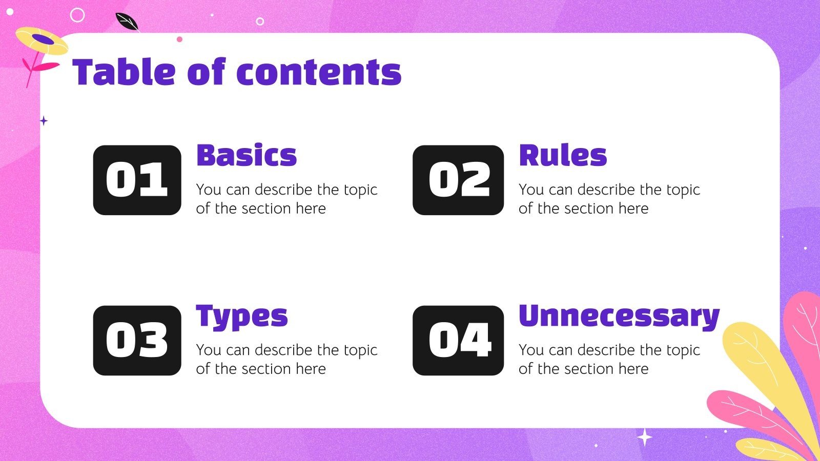 Lengua: Tipos de preposiciones | Google Slides y PowerPoint
