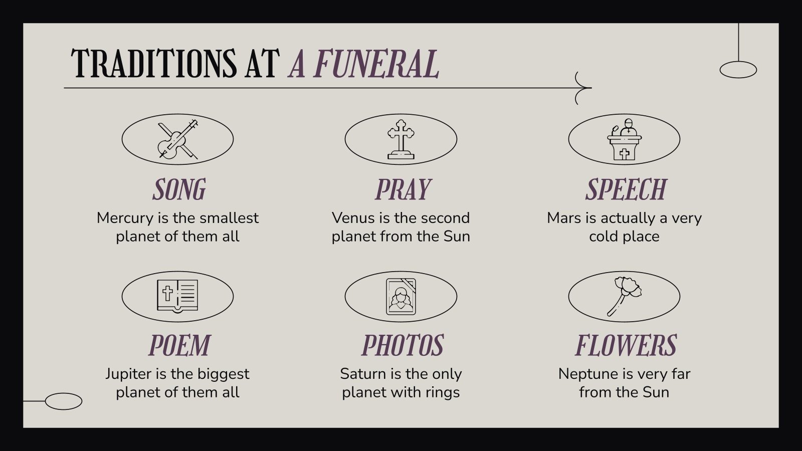 Tombstones Minitheme | Google Slides & PowerPoint