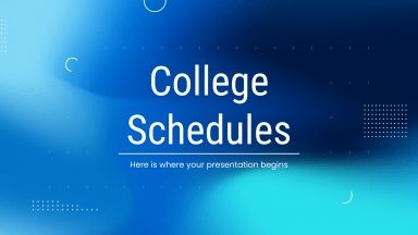 Horarios universitarios | Tema de Google Slides y PowerPoint
