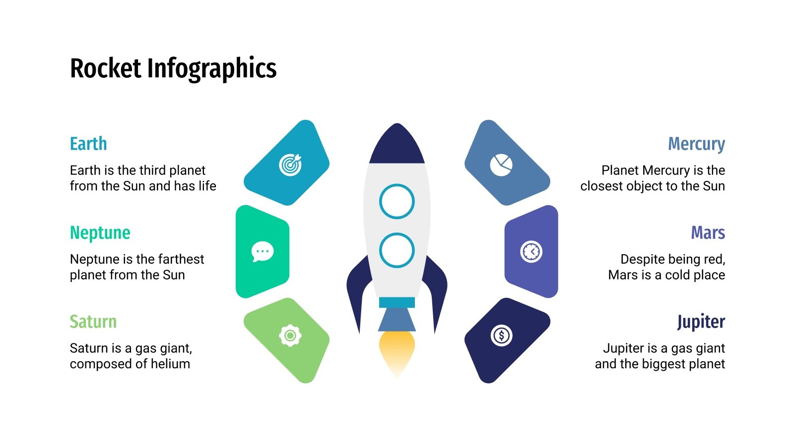 Free Rocket Infographics for Google Slides and PowerPoint