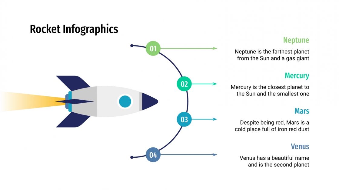 Free Rocket Infographics for Google Slides and PowerPoint