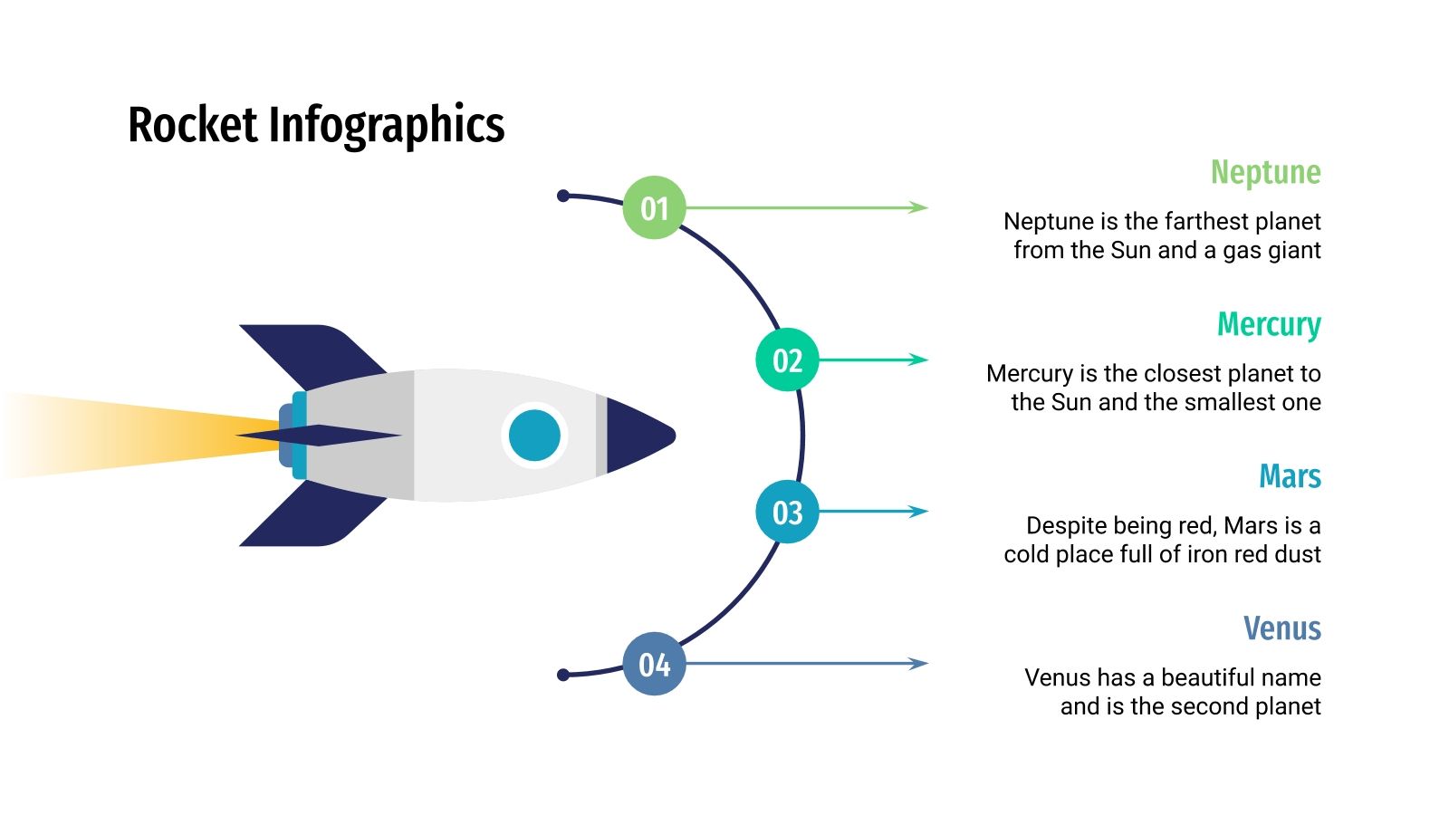 Free Rocket Infographics for Google Slides and PowerPoint