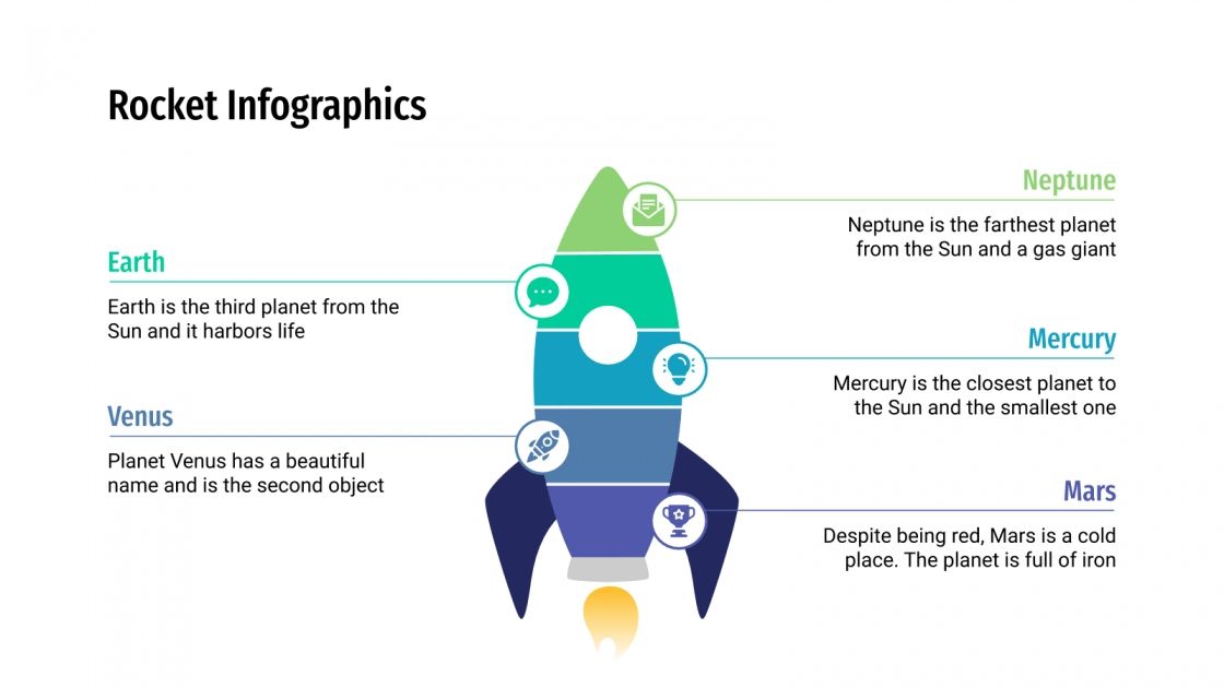 Free Rocket Infographics for Google Slides and PowerPoint