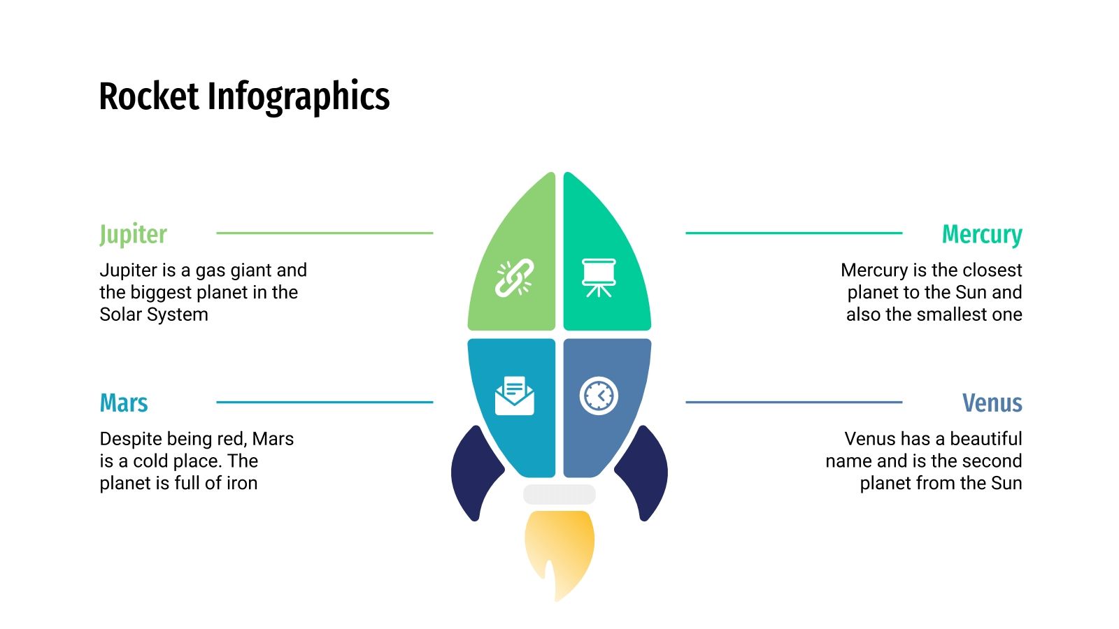 Free Rocket Infographics for Google Slides and PowerPoint