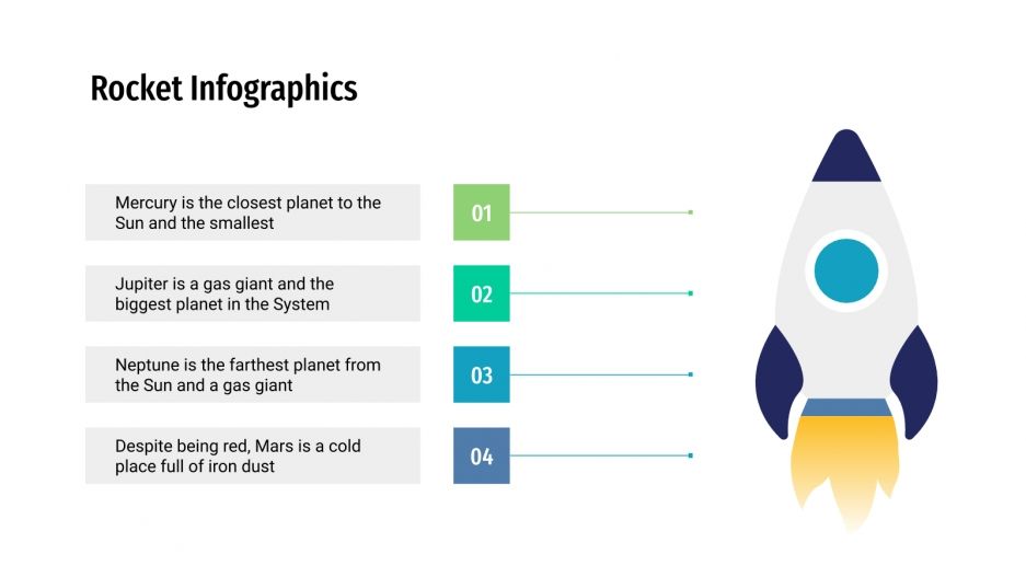 Free Rocket Infographics for Google Slides and PowerPoint