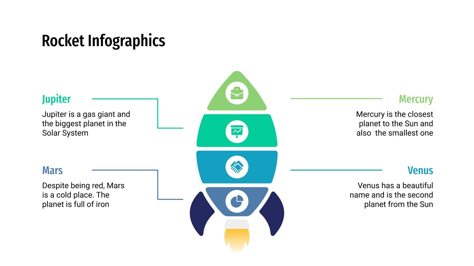 Free Rocket Infographics for Google Slides and PowerPoint