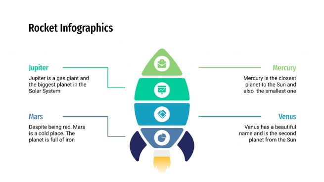 Free Rocket Infographics for Google Slides and PowerPoint