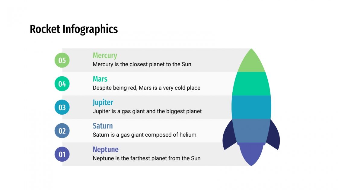 Free Rocket Infographics for Google Slides and PowerPoint