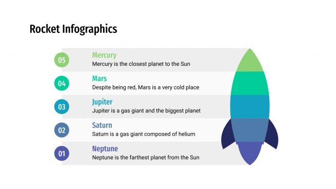Free Rocket Infographics for Google Slides and PowerPoint