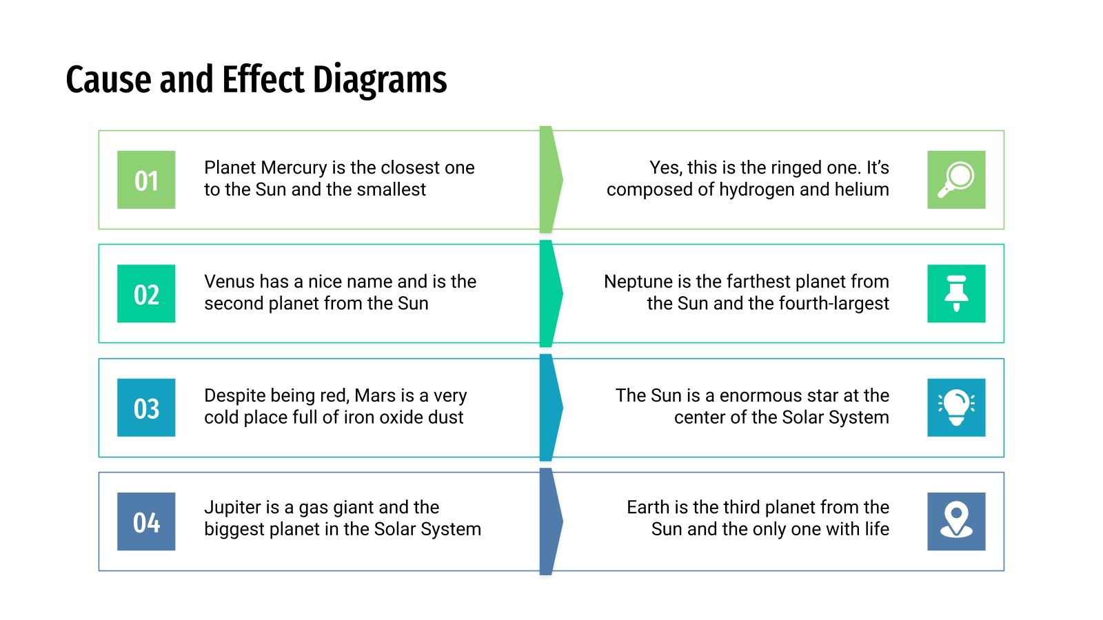 Free Cause Effect Diagrams For Google Slides And PPT