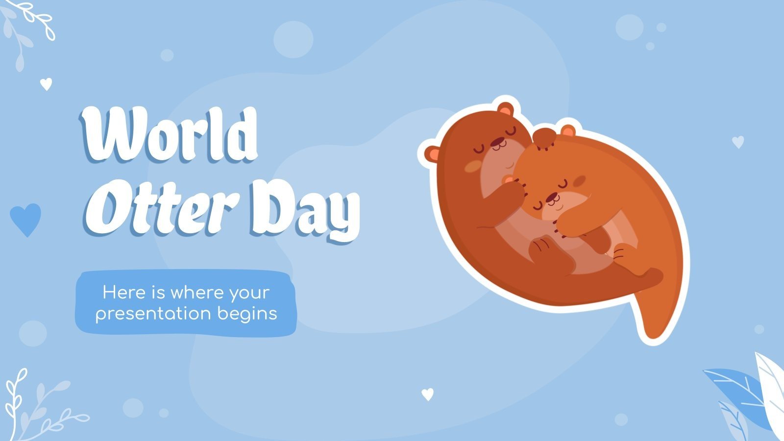 World Otter Day | Google Slides & PowerPoint