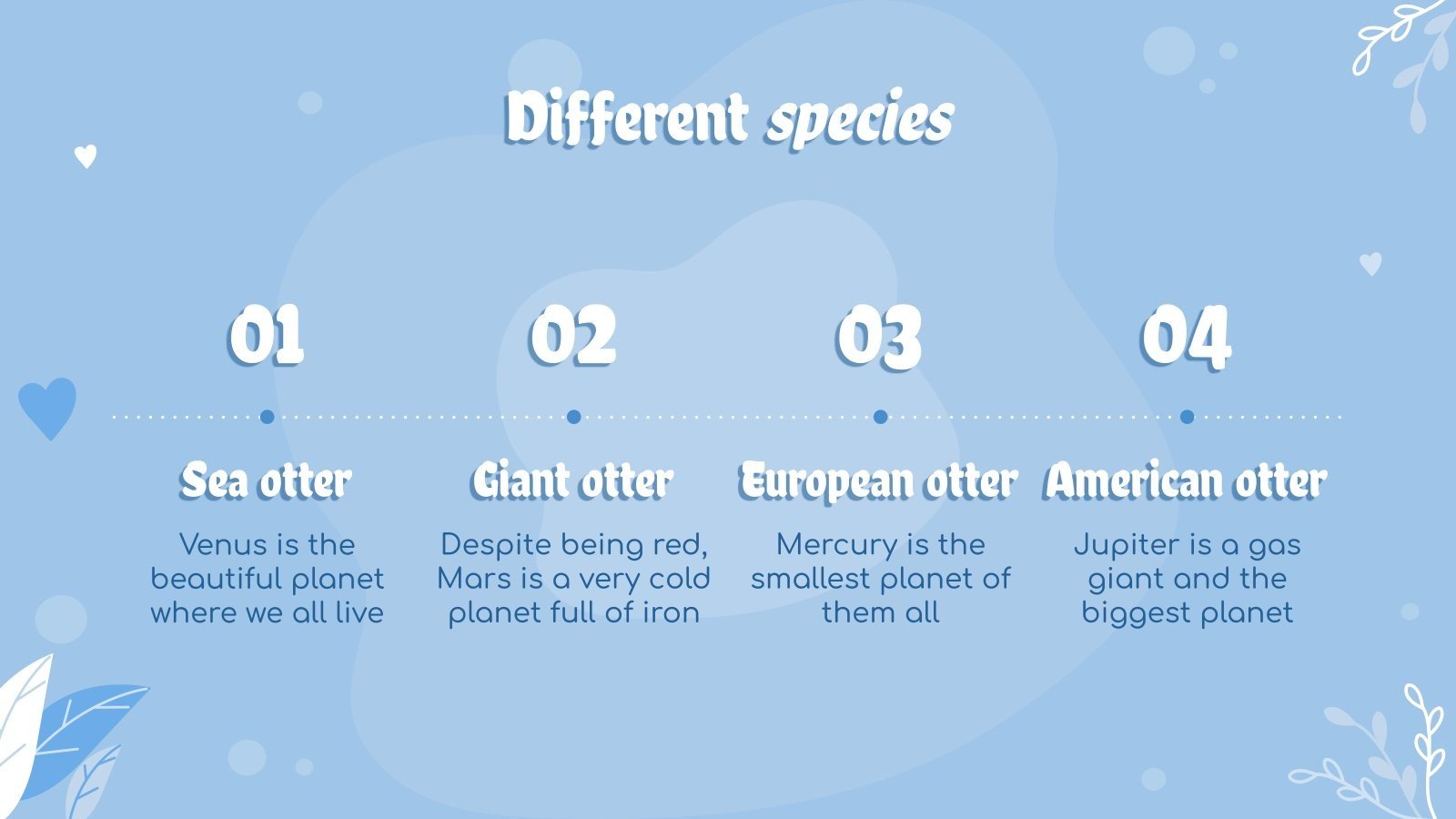 Día Mundial de la Nutria | Google Slides y PowerPoint