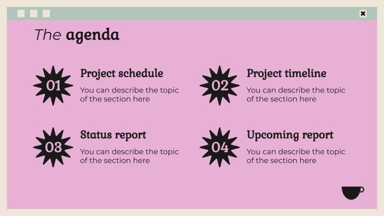 Virtual Coffee Break Meeting | Google Slides & PPT