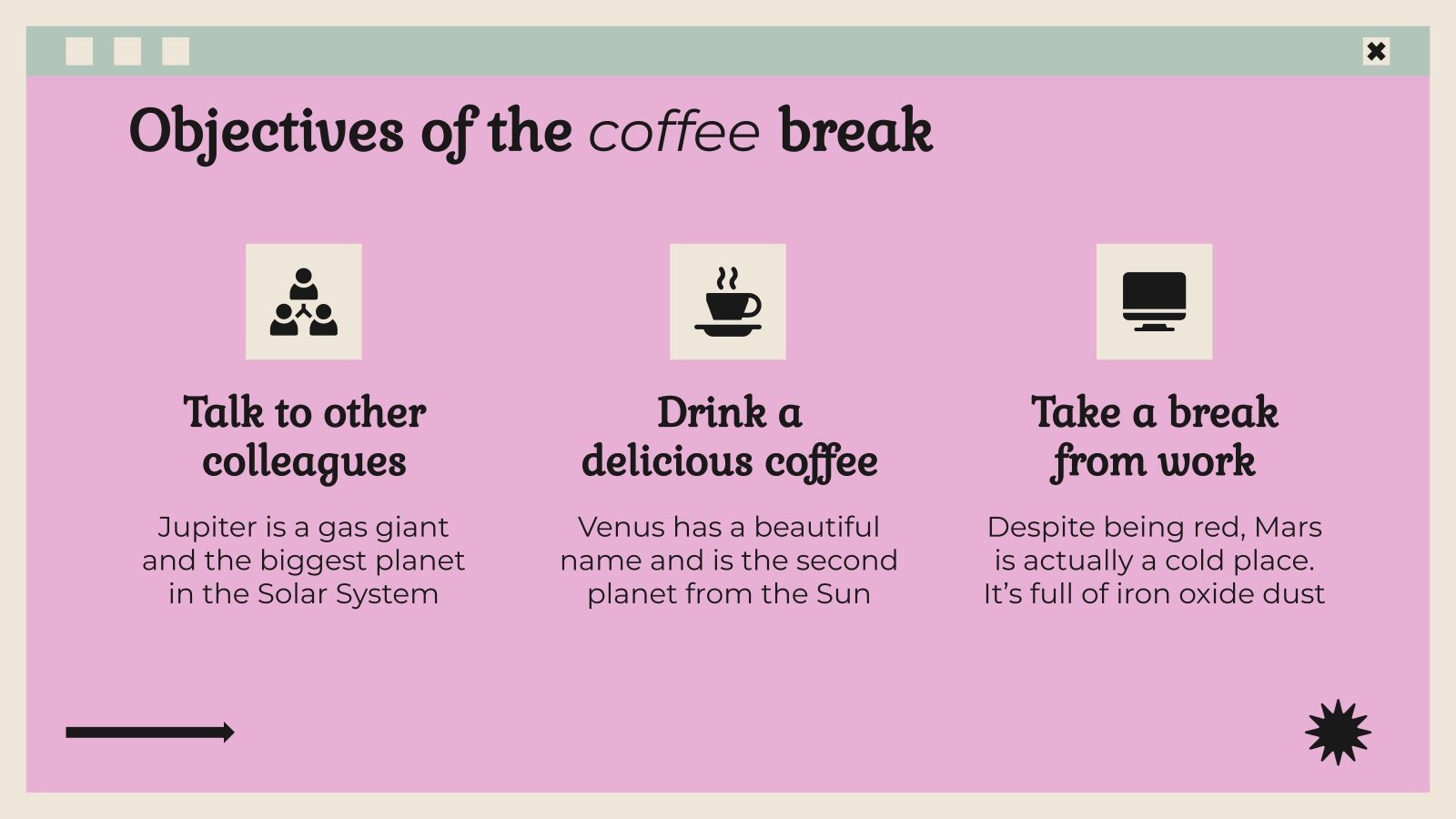 Virtual Coffee Break Meeting | Google Slides & PPT