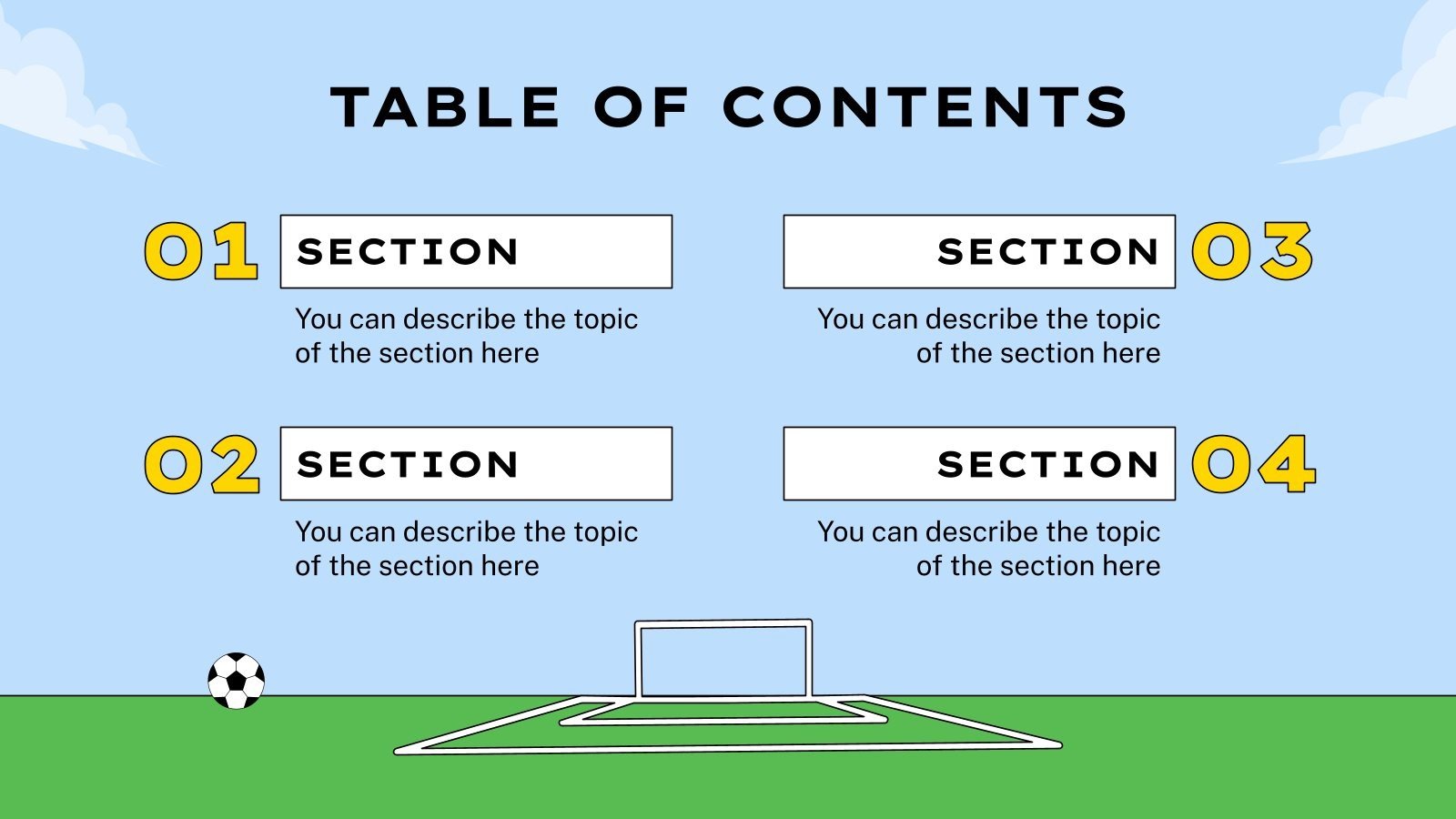 Football Field Minitheme | Google Slides & PPT