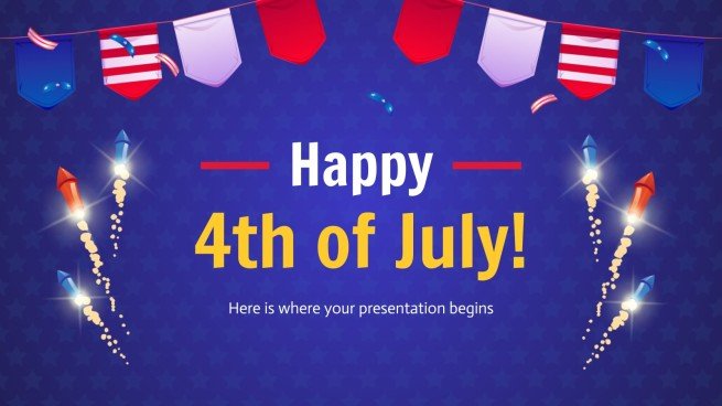 Happy 4th of July! | Google Slides & PowerPoint template