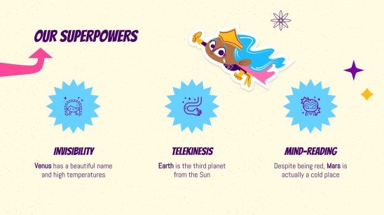 Super Power Girl Minitheme | Google Slides & PPT template