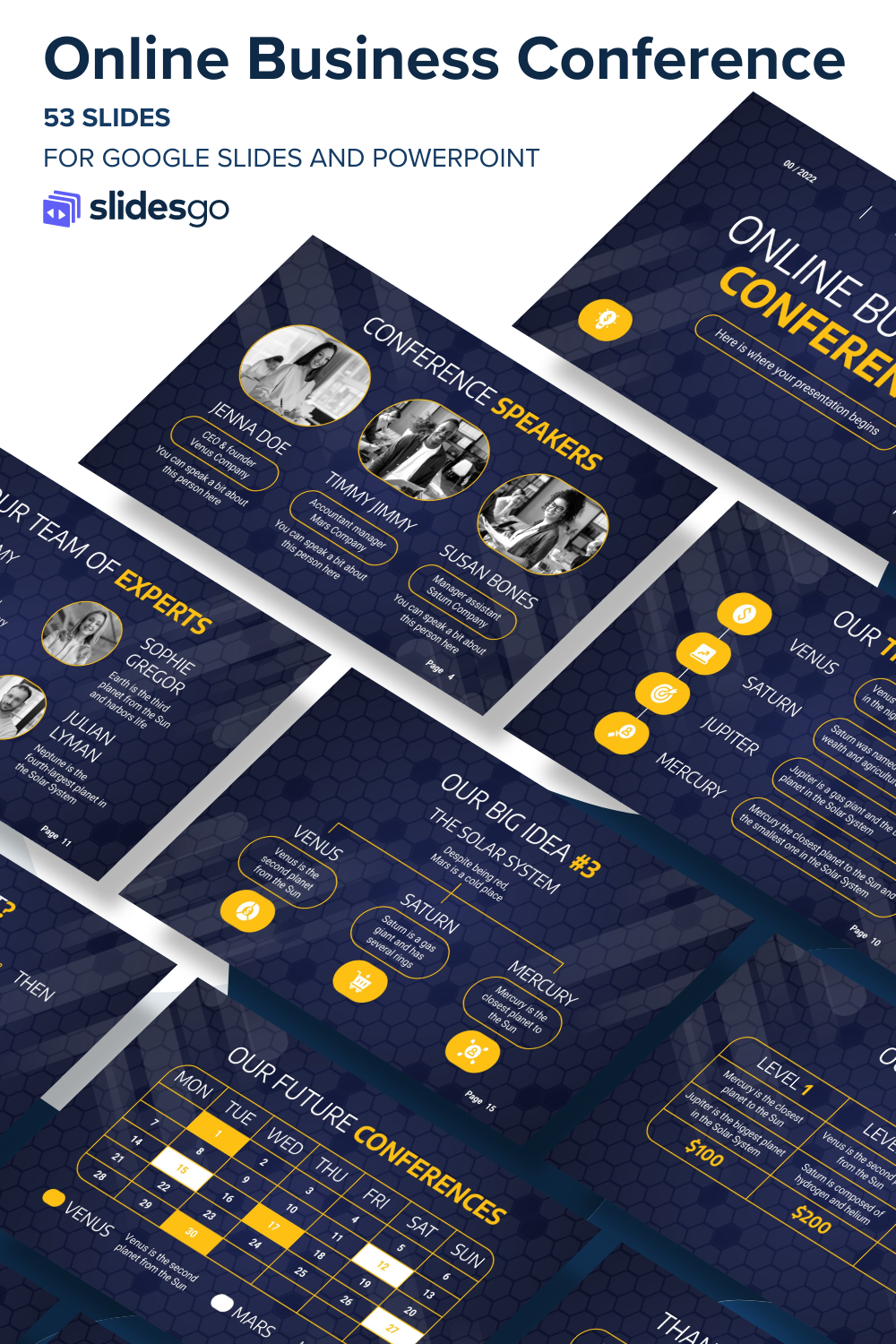 Online Business Conference | Google Slides & PowerPoint