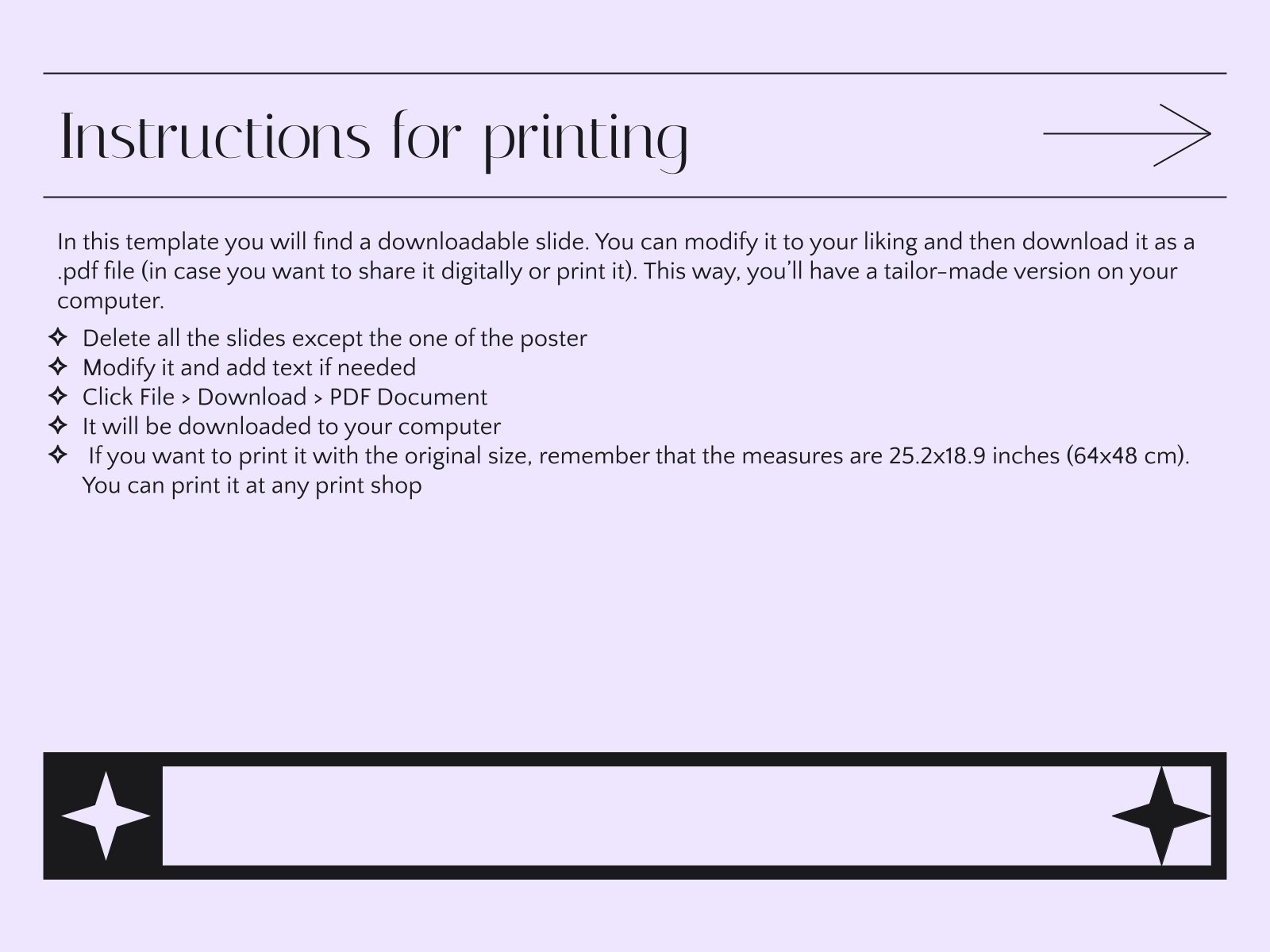 Simple Research Poster for University | Google Slides & PPT