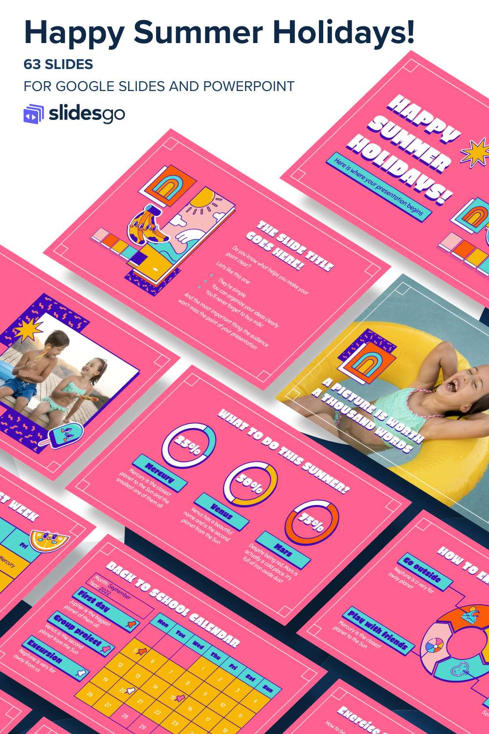 Happy Summer Holidays! | Google Slides