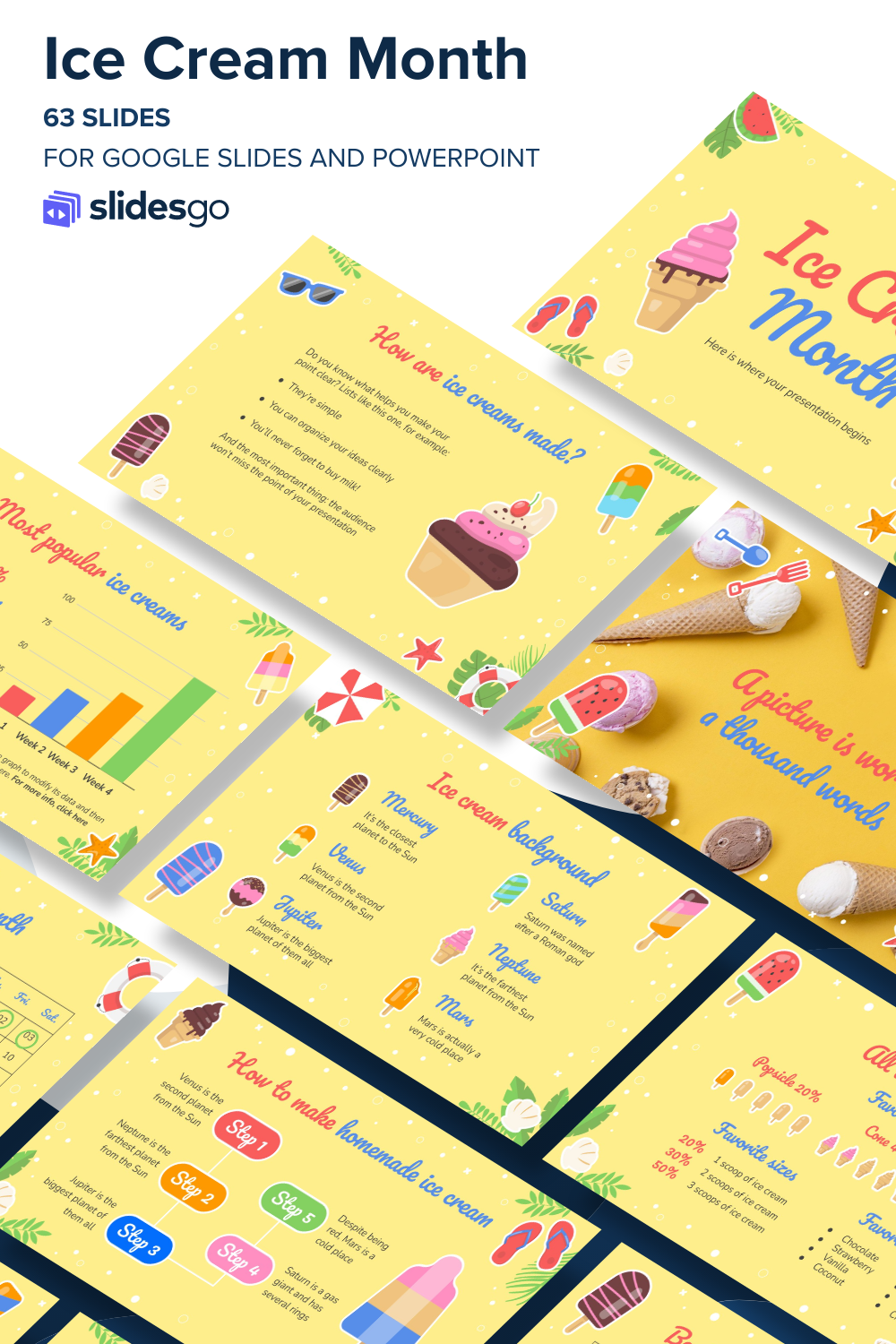 Ice Cream Month | Google Slides & PowerPoint template
