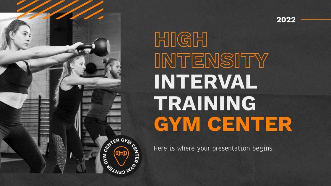 Free Google Slides & PowerPoint templates about the gym