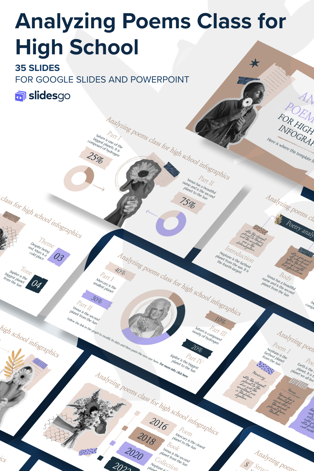 Analyzing Poems Class for High School Infographics