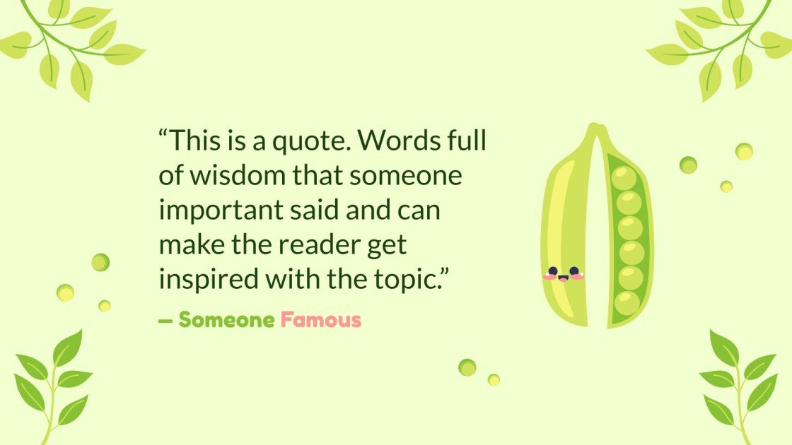 Great British Pea Week | Google Slides & PowerPoint