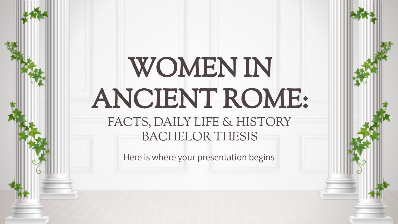 Free Google Slides & PowerPoint Templates about Rome