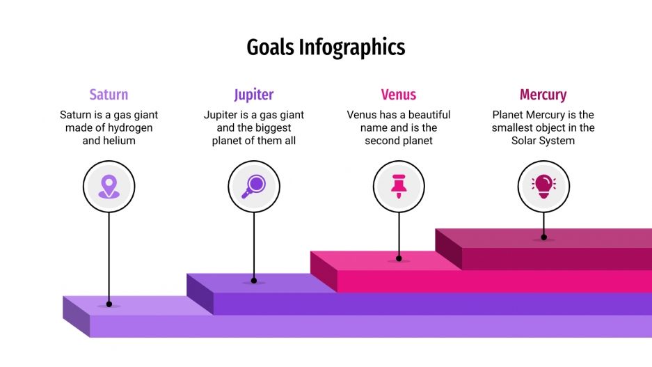 Infográficos de metas | Tema do Google Slides e PowerPoint