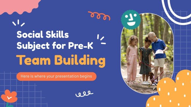 Social Skills Subject for Pre-K: Team Building | Google Slides