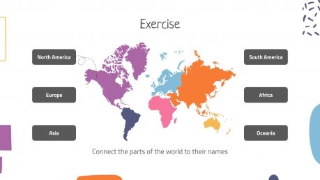 Lección de países del mundo | Tema de Google Slides y PPT