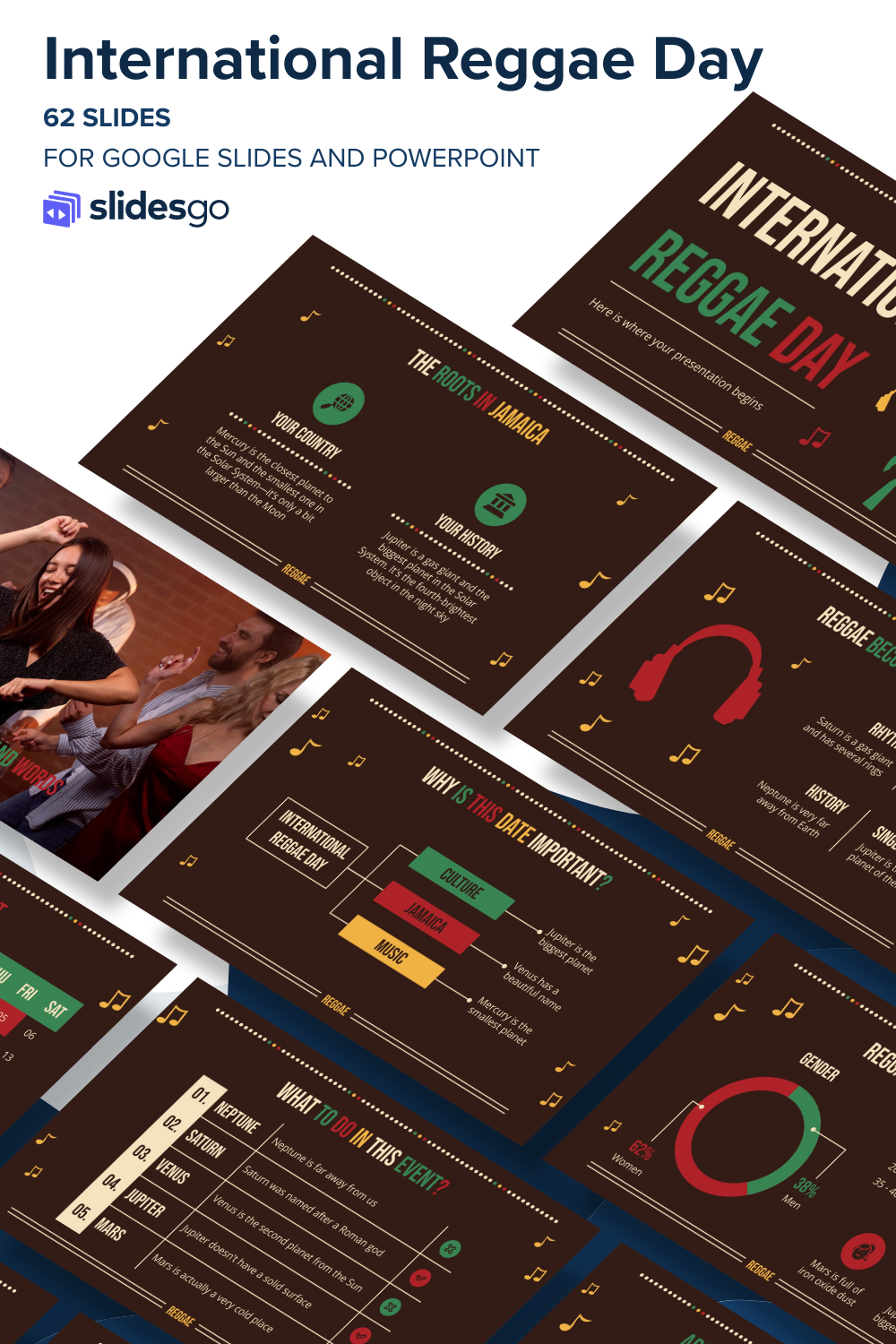International Reggae Day | Google Slides & PowerPoint
