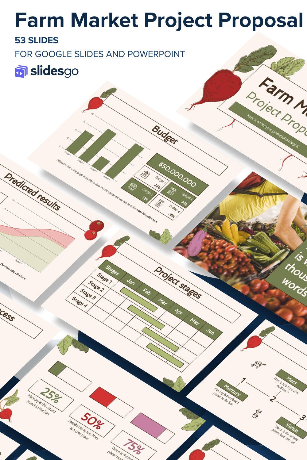 Farm Market Project Proposal | Google Slides & PowerPoint