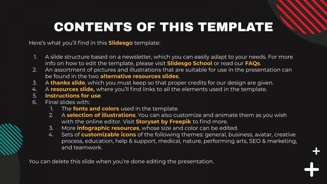 Event Announcement Newsletter Google Slides & PPT template