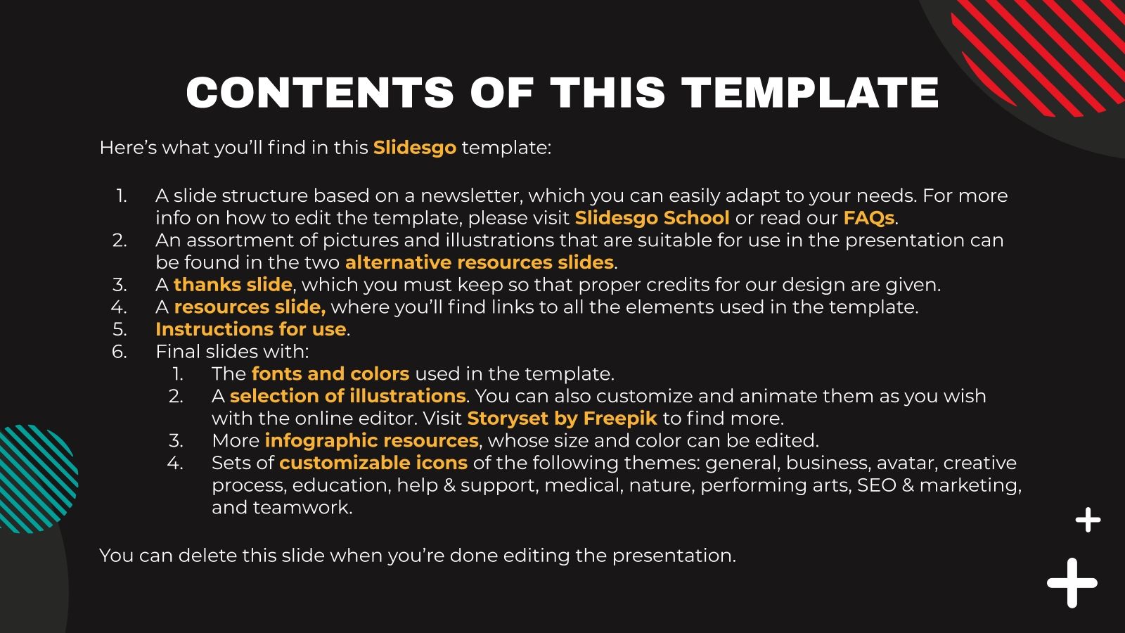Event Announcement Newsletter Google Slides & PPT template