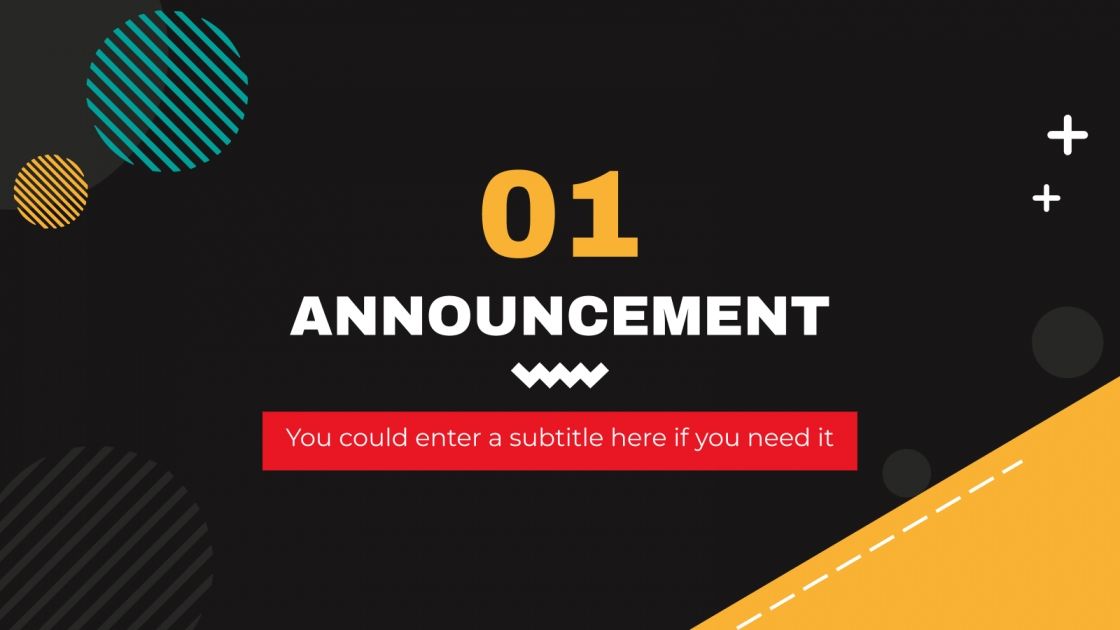 Event Announcement Newsletter Google Slides & PPT template